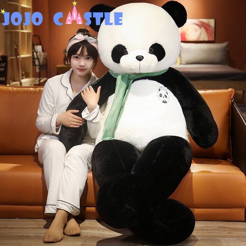 JOJO CASTLE 80/100/120/140/160cm Cute Baby Panda Doll Big Size Giant ...