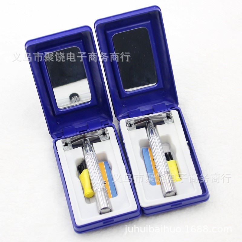 Convenient Carry Box Razor Razor Blade Stainless Steel Double-Sided ...