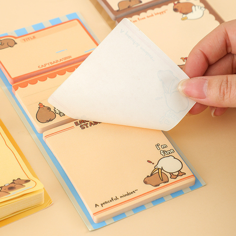 CapyBara Combo Sticky Note Perfect for students taking notes or office ...
