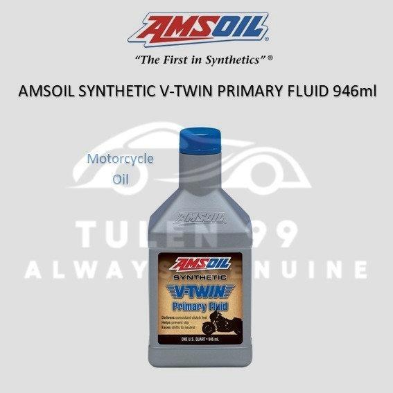 Amsoil Synthetic V-Twin Primary Fluid Motorcycle Oil 946ml ( Made In ...