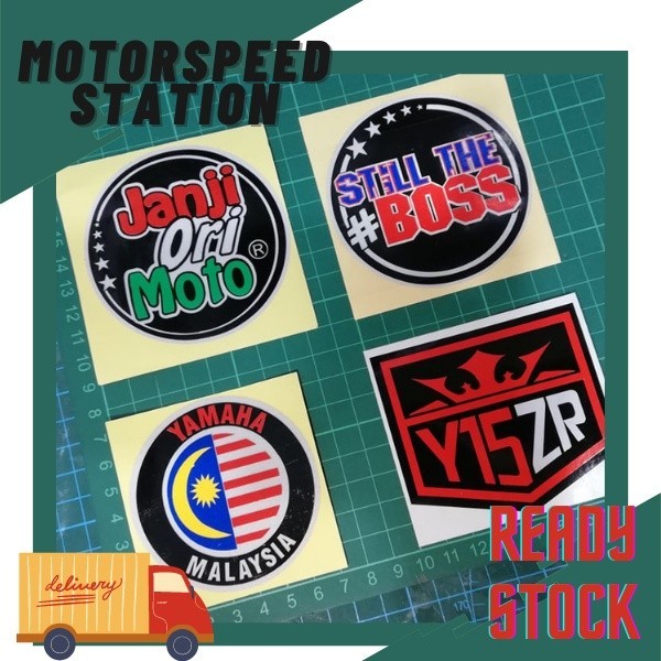 STICKER CUTTING REFLECTIVE Janji Ori Moto Buatan Malaysia Still The ...
