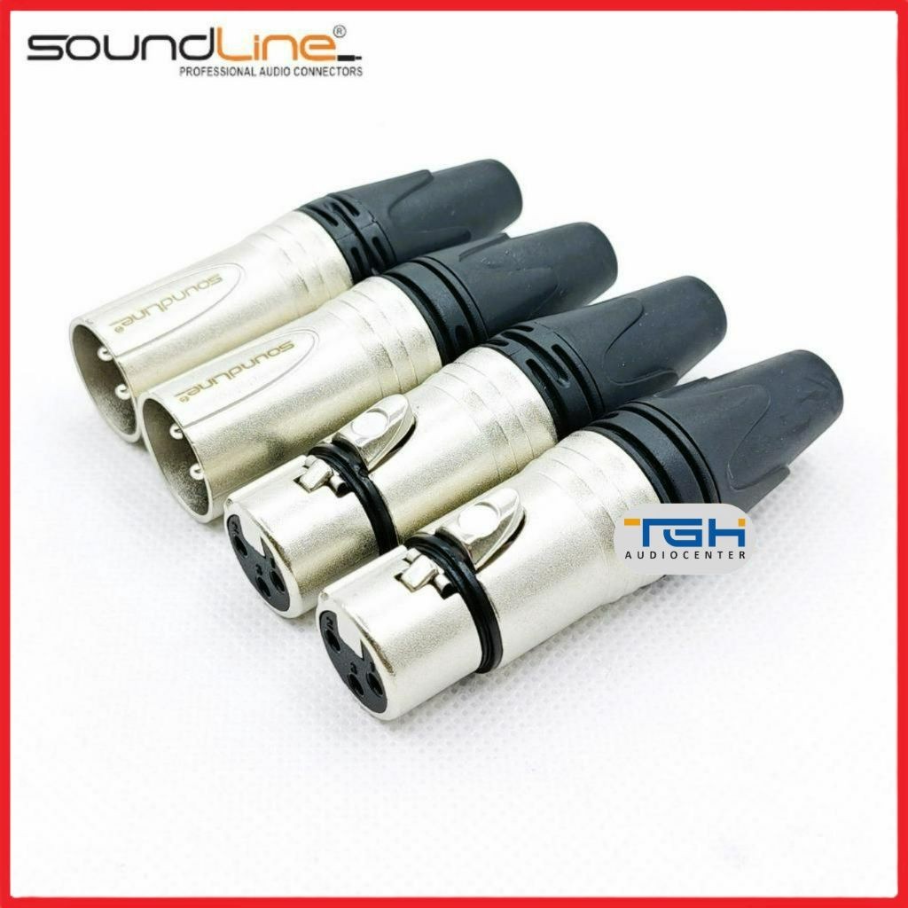 Canon Jack, soldered xlr, microphone plug, SOUNDLINE nickel pin. (Price ...
