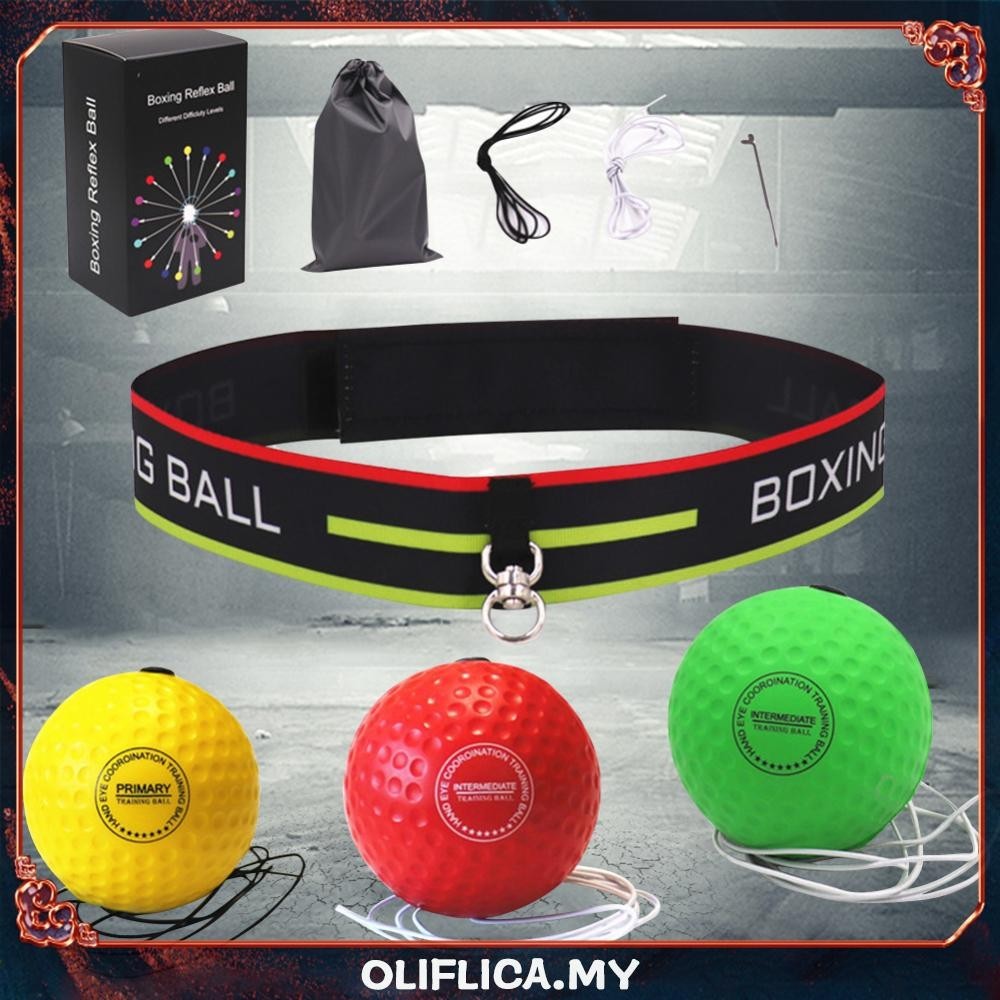 [Oliflica.my] Head-Mounted Boxing Head Ball Adjustable Boxing Reflex ...