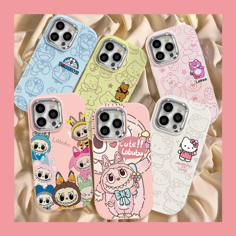 Candy Color Cute Lotso Winnie Hello Kitty Pop Mart Labubu Case ...