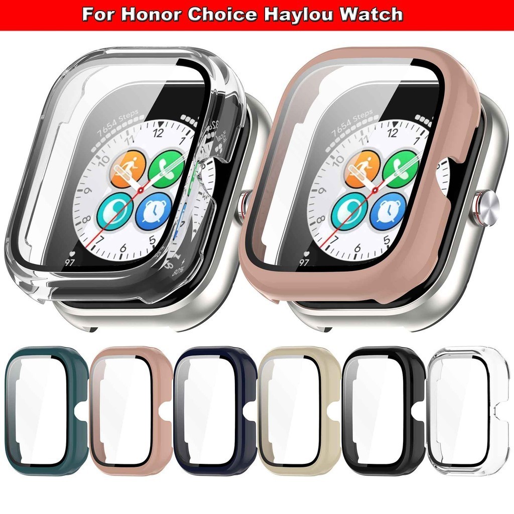 Tempered Glass Film + Case For Honor Choice Haylou Watch Protective ...