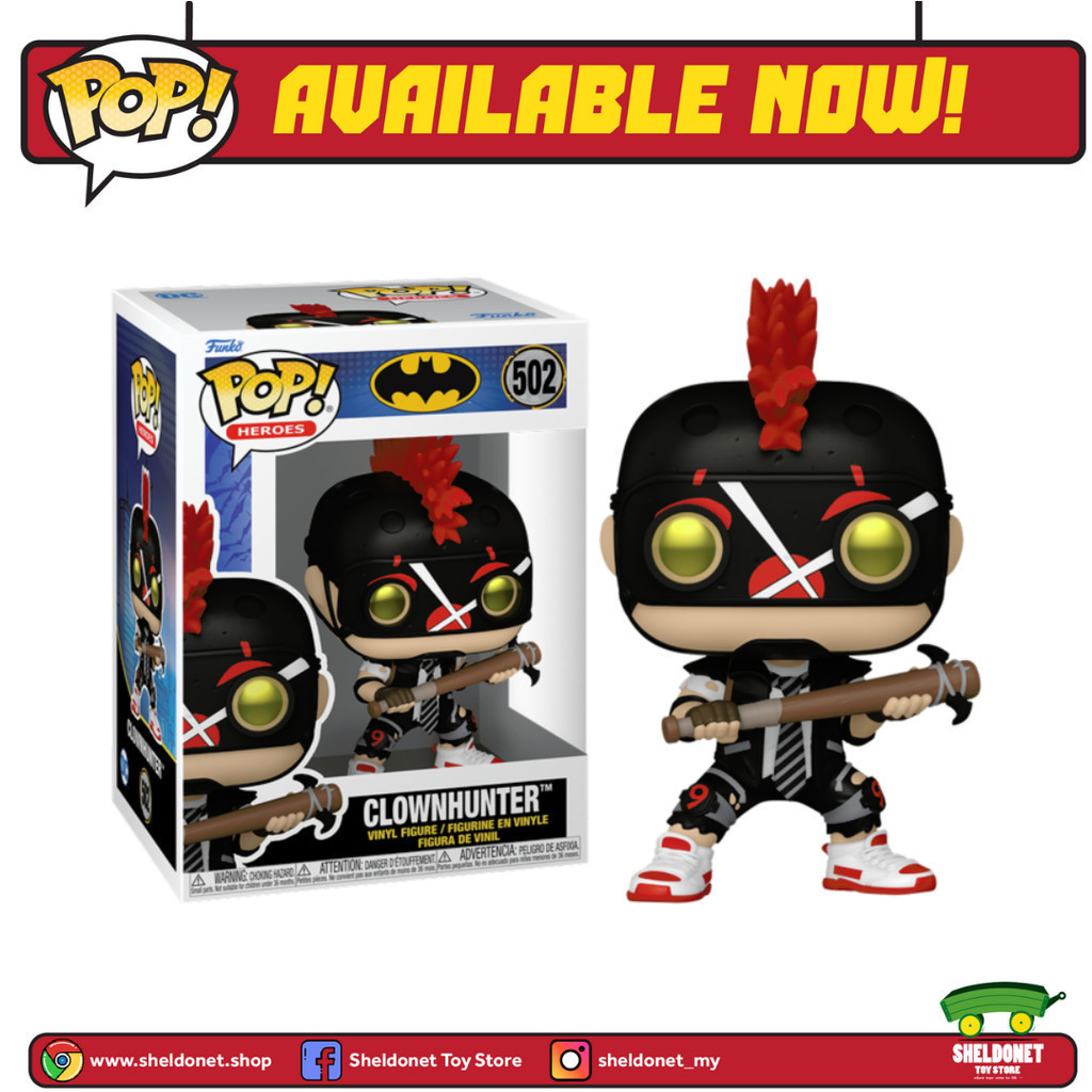 Funko Pop! Heroes: Batman - Clownhunter (Batman: War Zone) | Shopee ...