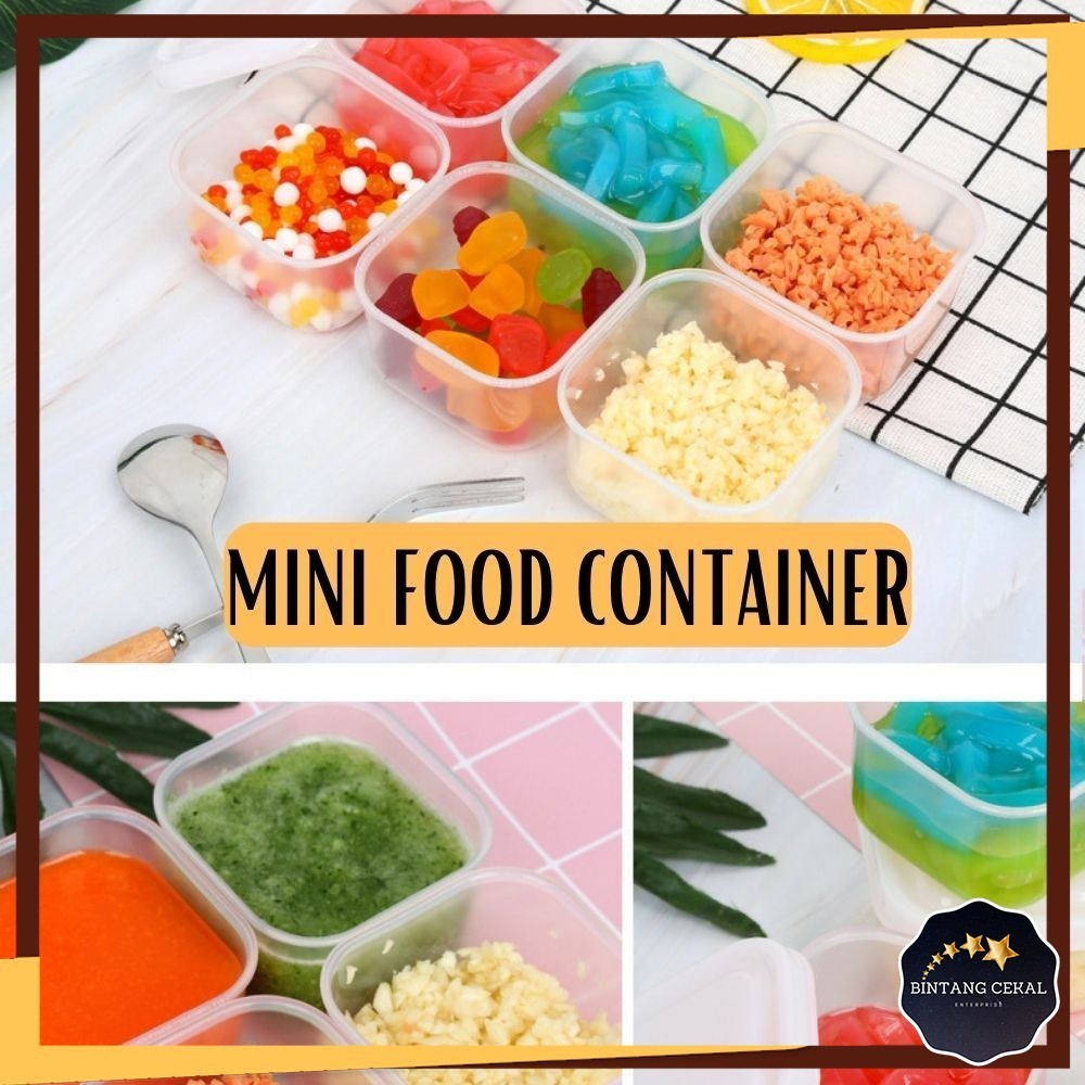 BC Mini Storage Box For Grain Rice Snacks Kids Bekas Simpanan Makanan ...