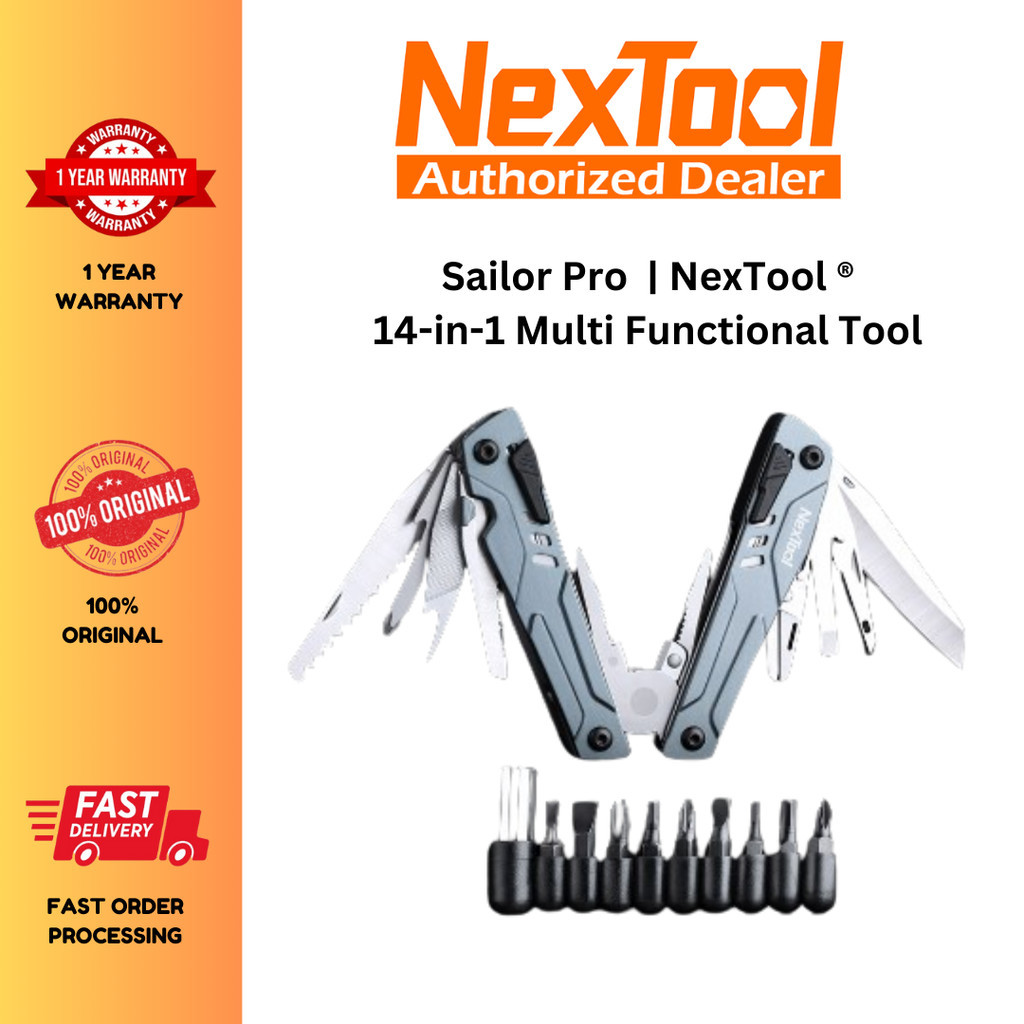 NexTool 14-in-1 Sailor Pro Multi Functional Tool | Shopee Malaysia