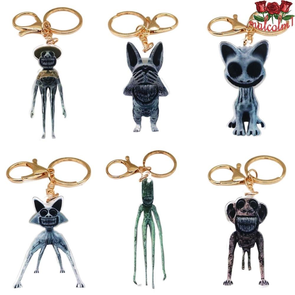 MALCOLM1 Zoonomaly Keychain, Horror Games Acrylic Zoonomaly Pendant ...