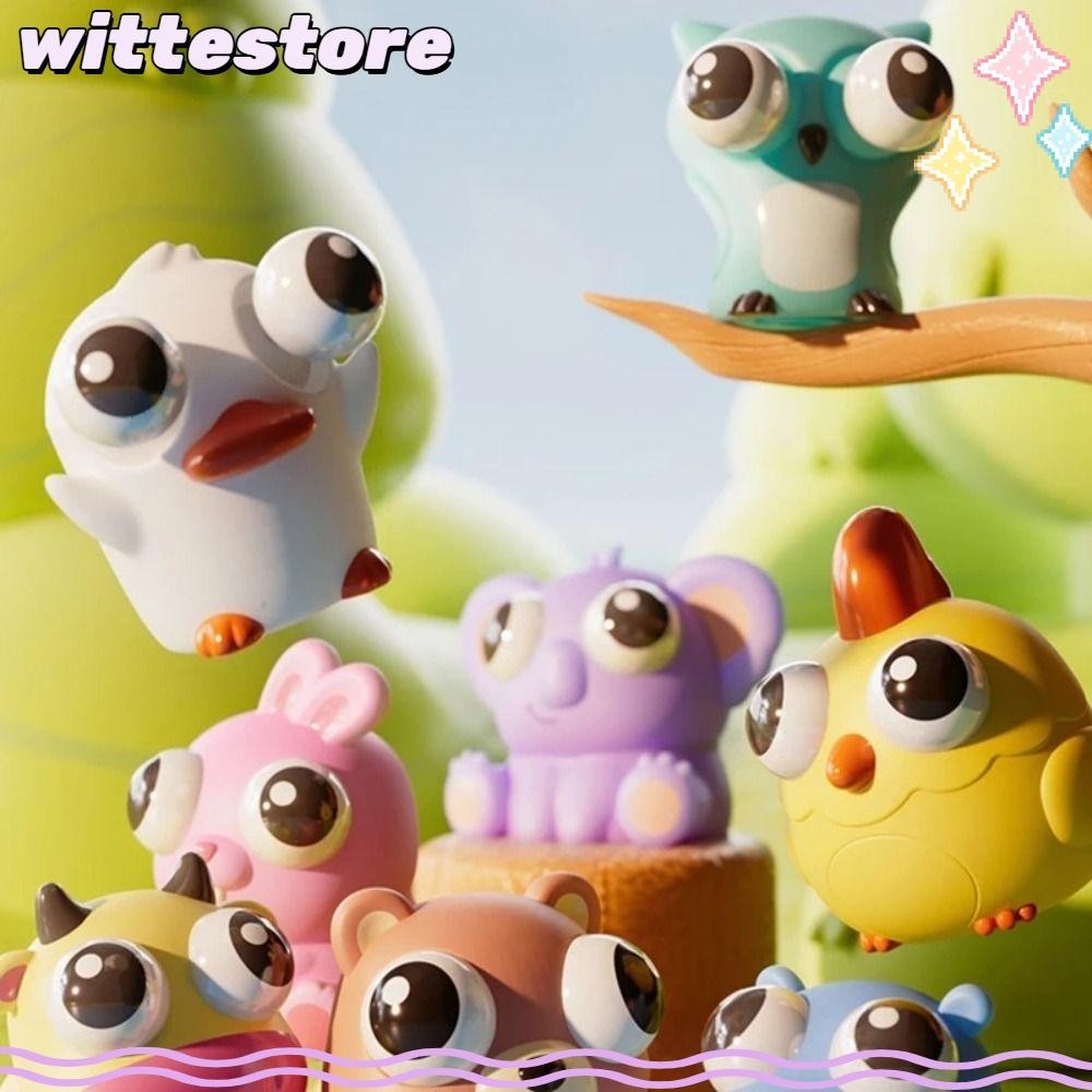 WITTE Eyeball Burst Squeeze Toy, Funny Portable Cartoon Animal Squeeze ...
