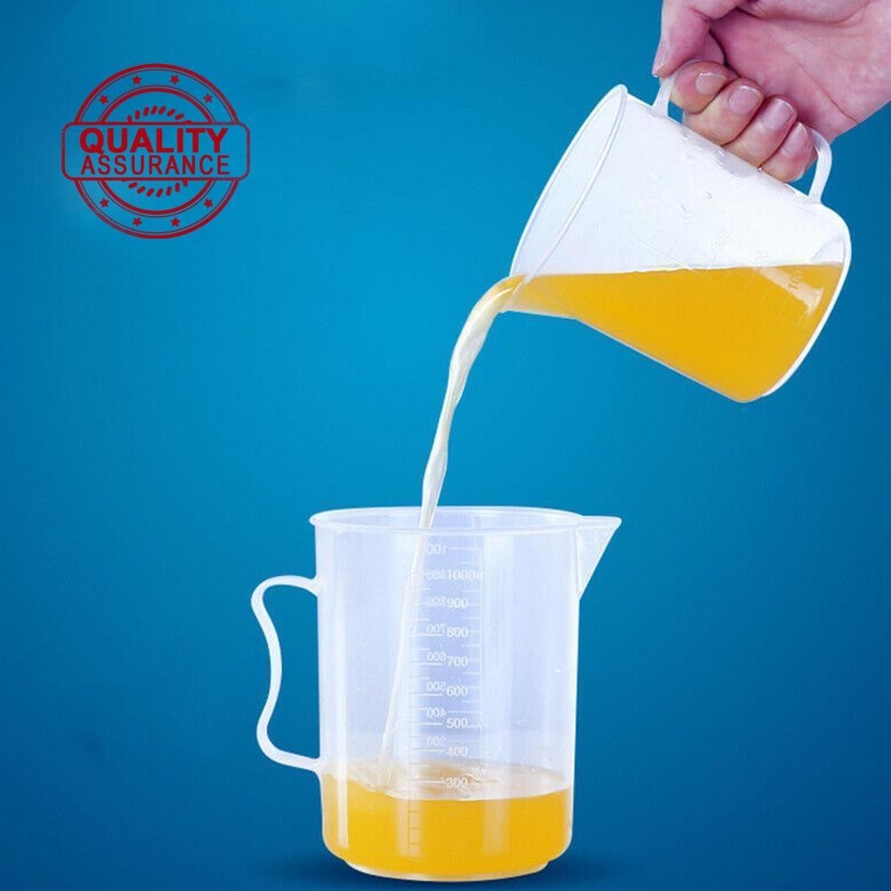 Clear Plastic Measuring Cup For Baking 250ml 500ml 1000ml 2000ml 3000ml Graduated Beaker Jug ...
