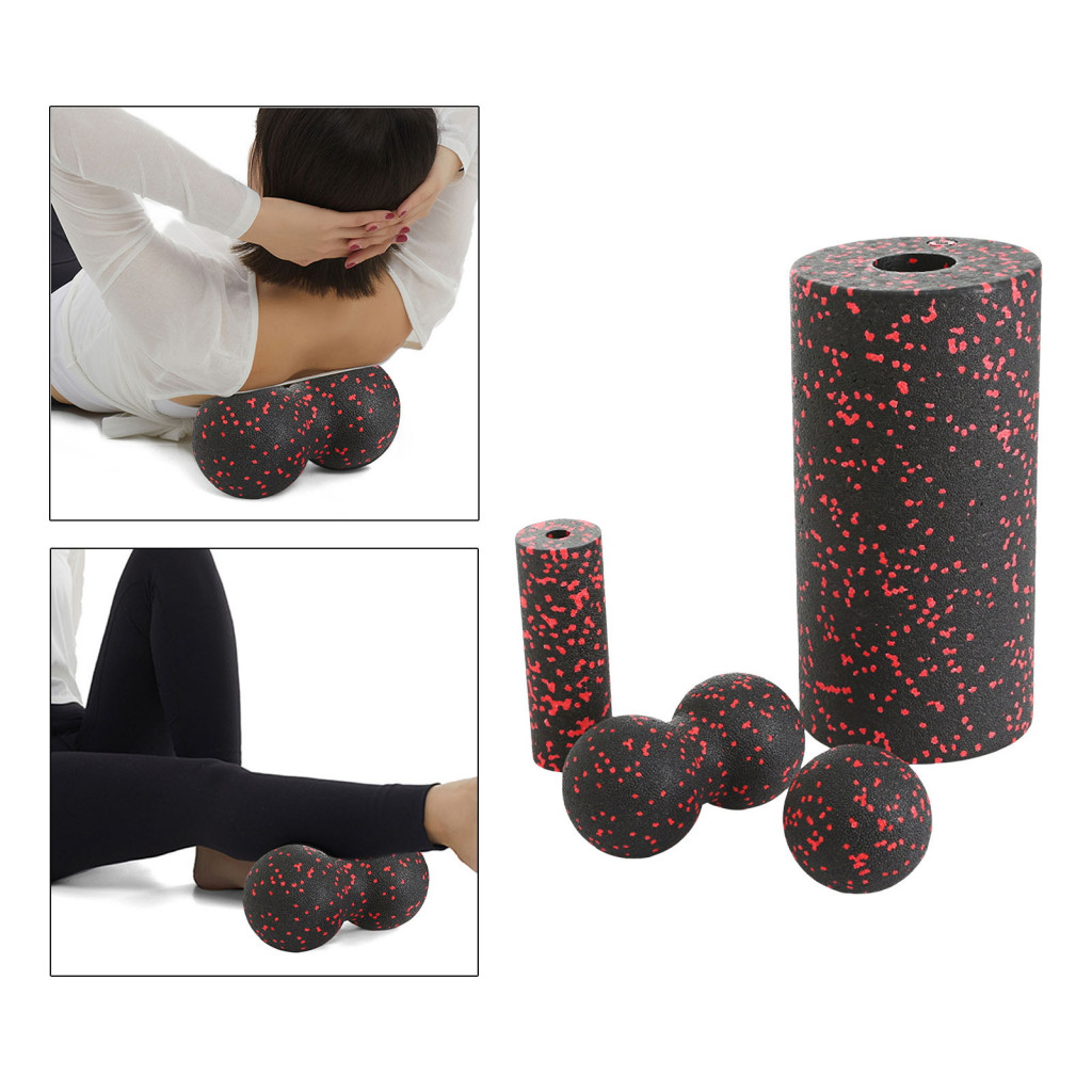 Ergonomic Massage Roller Muscle Tension Relief Roller High Density Foam ...