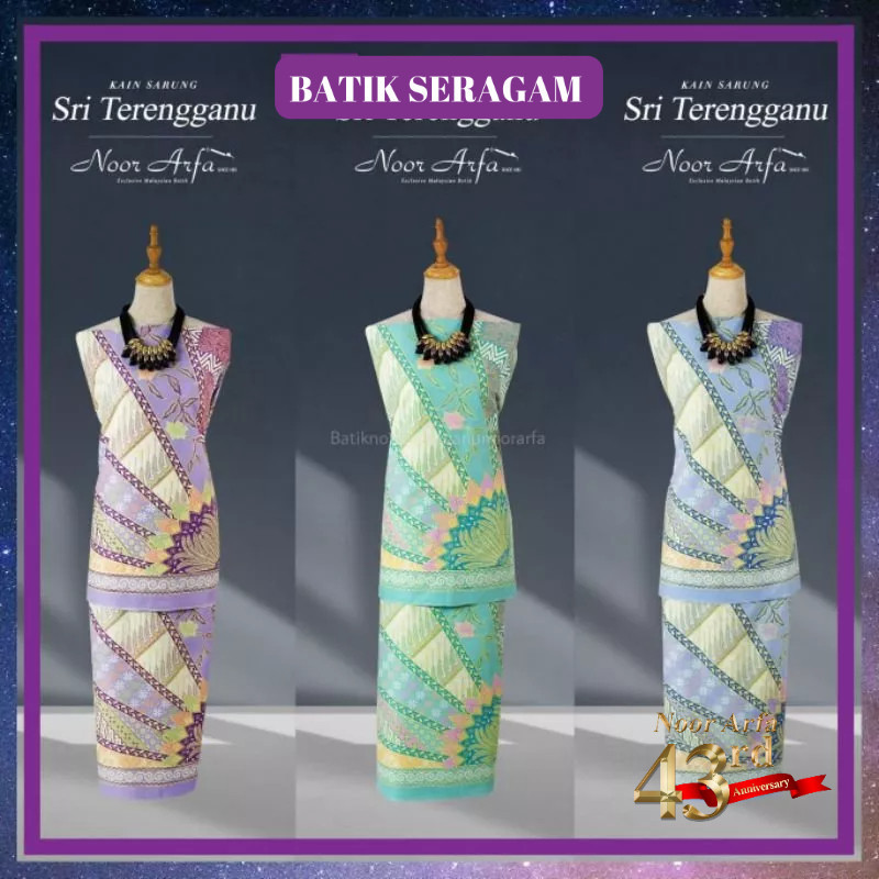 Noor Arfa Kain Batik Pastel Cotton Kain Pasang Sri Terengganu | Shopee ...