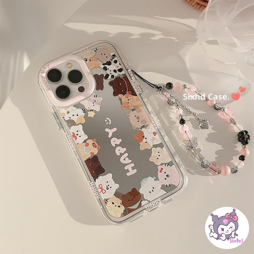 Cute Cartoon Full Screen Cat Case With Lanyard for Redmi Note 13 12 9s ...