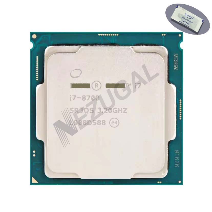 I7-8700 I7 8700 SR3QS 3.20 UP TO 4.60 Ghz Six Core 12M 65W LGA1151 CPU ...