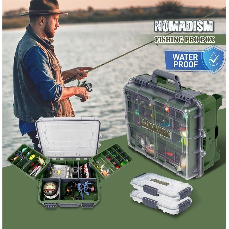 Nomadism Waterproof Fishing Pro Box for Fishing Tackle Lures and ...