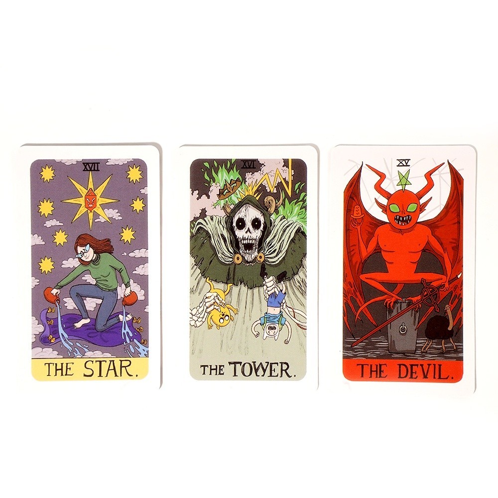 ^Lz^ Adventure Time tarot Deck by Katherine Hillier 78-card deck ...