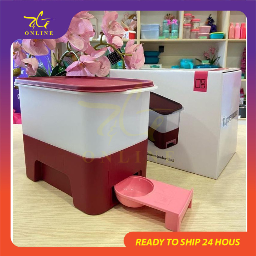 Tupperware RiceSmart Junior 5kg Bekas Beras Mini Rice keeper Serving ...