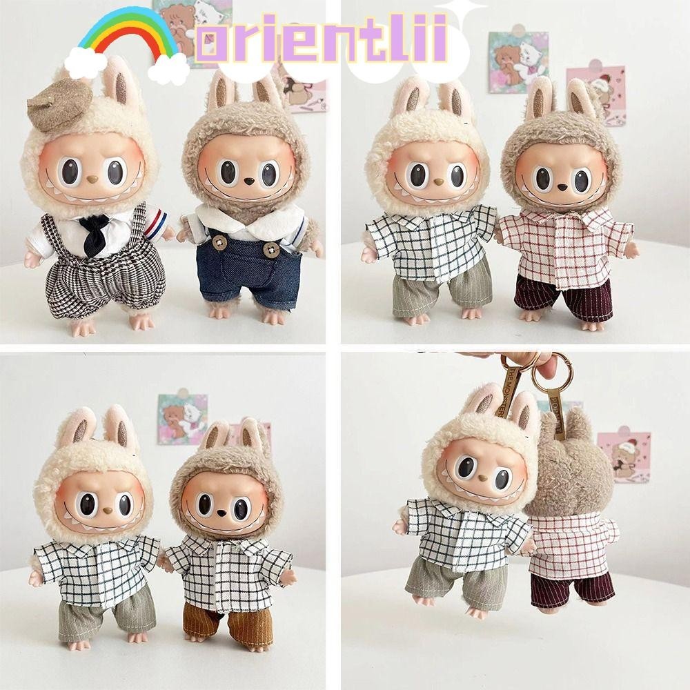 ORIENTLIIY Labubu Doll Clothes, Cute Cartoon Only Selling Clothes ...