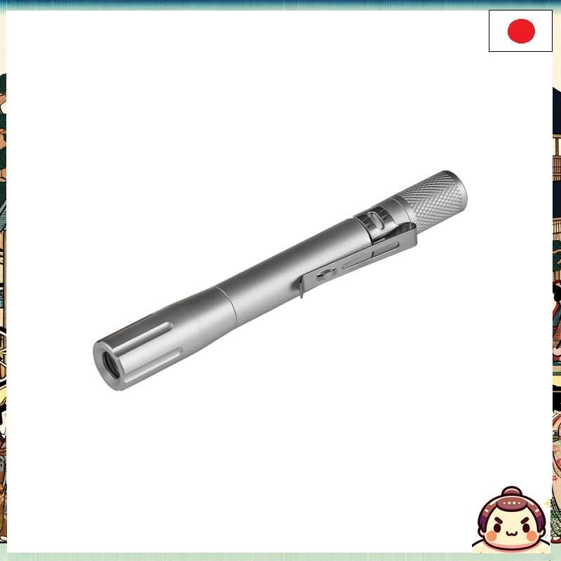 ELPA LED flashlight waterproof penlight brightness 150 lumens battery ...