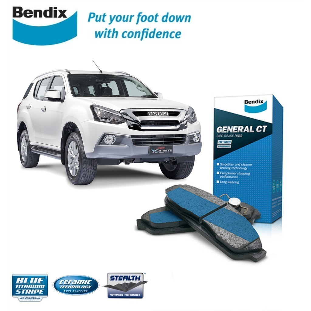Original Bendix DB2290GCT Rear Brake Pad - Isuzu MU-X MUX 3.0 2014 | Shopee Malaysia