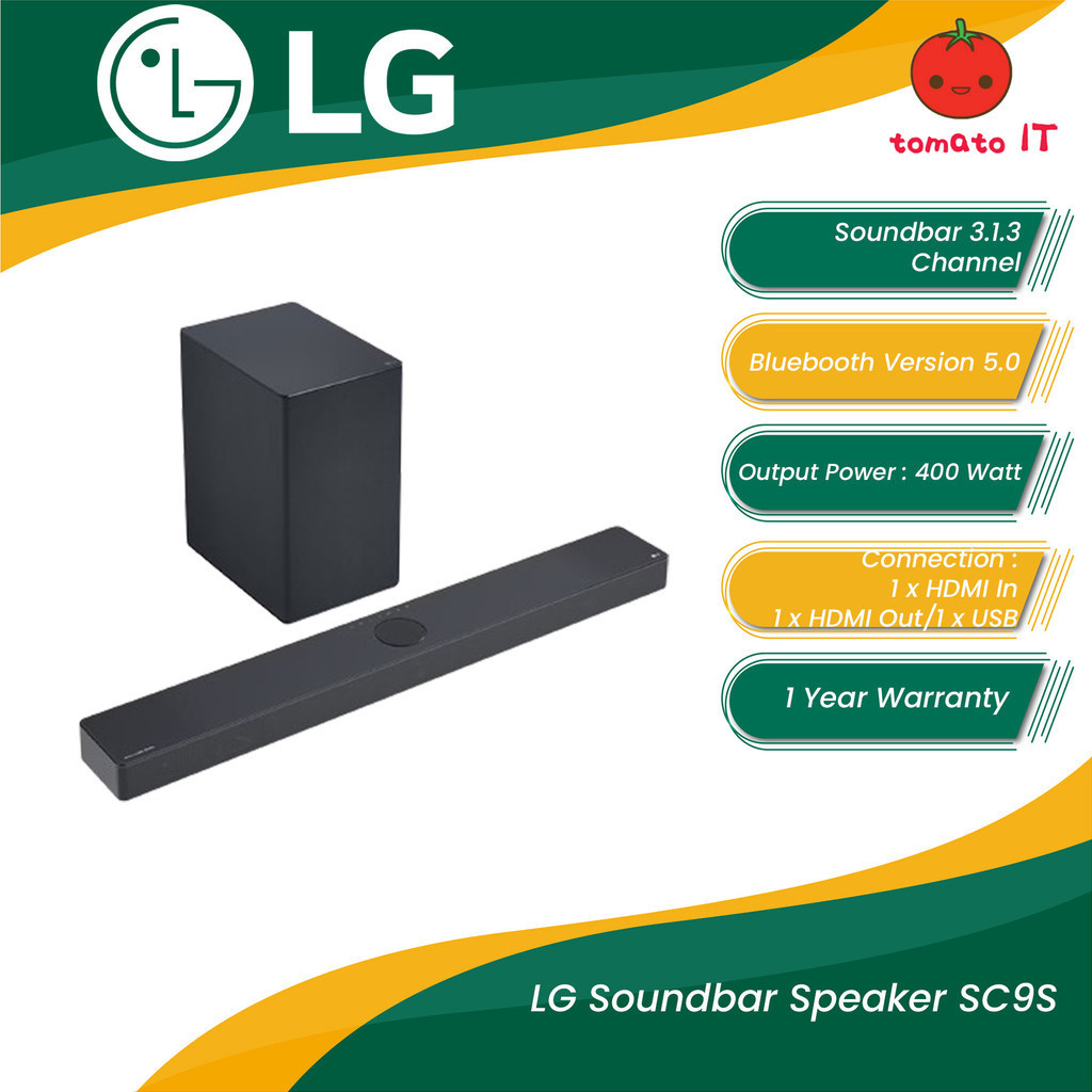 LG Sound Bar Speaker SC9S Matching for OLED EVO C Series TV - Soundbar ...