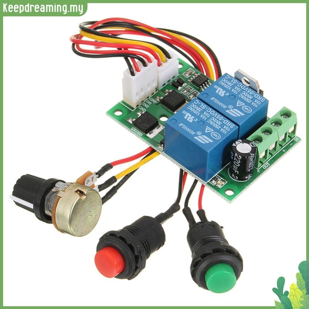 keepdreaming DC6-24V PWM DC Motor Controller Linear Actuator 3A PWM Speed Control Drive Module ...