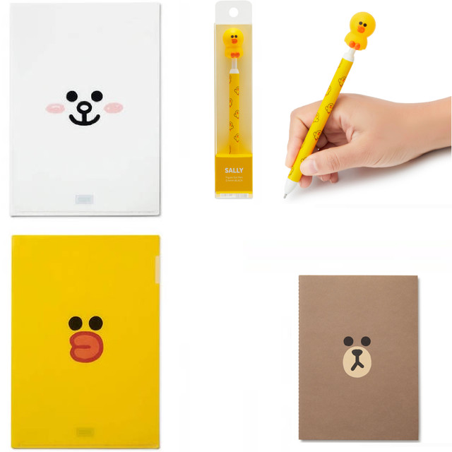 Ball Pen SALLY Chicken LINE FRIENDS SALLY Chicken Pen Gel Pen Student ...