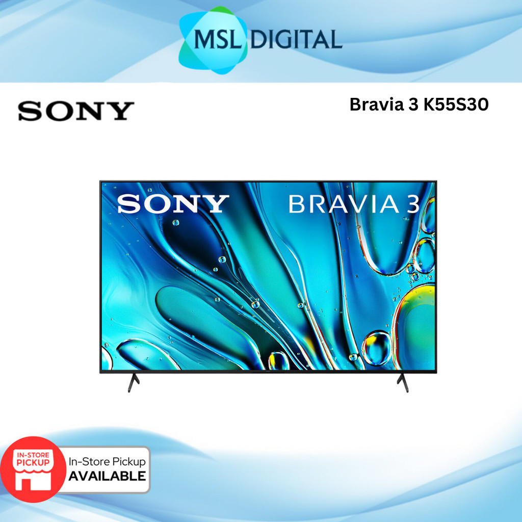 Sony Smart Tv BRAVIA 3 | 55 inch | K55S30 | 4K Ultra HD | HDR | LED ...
