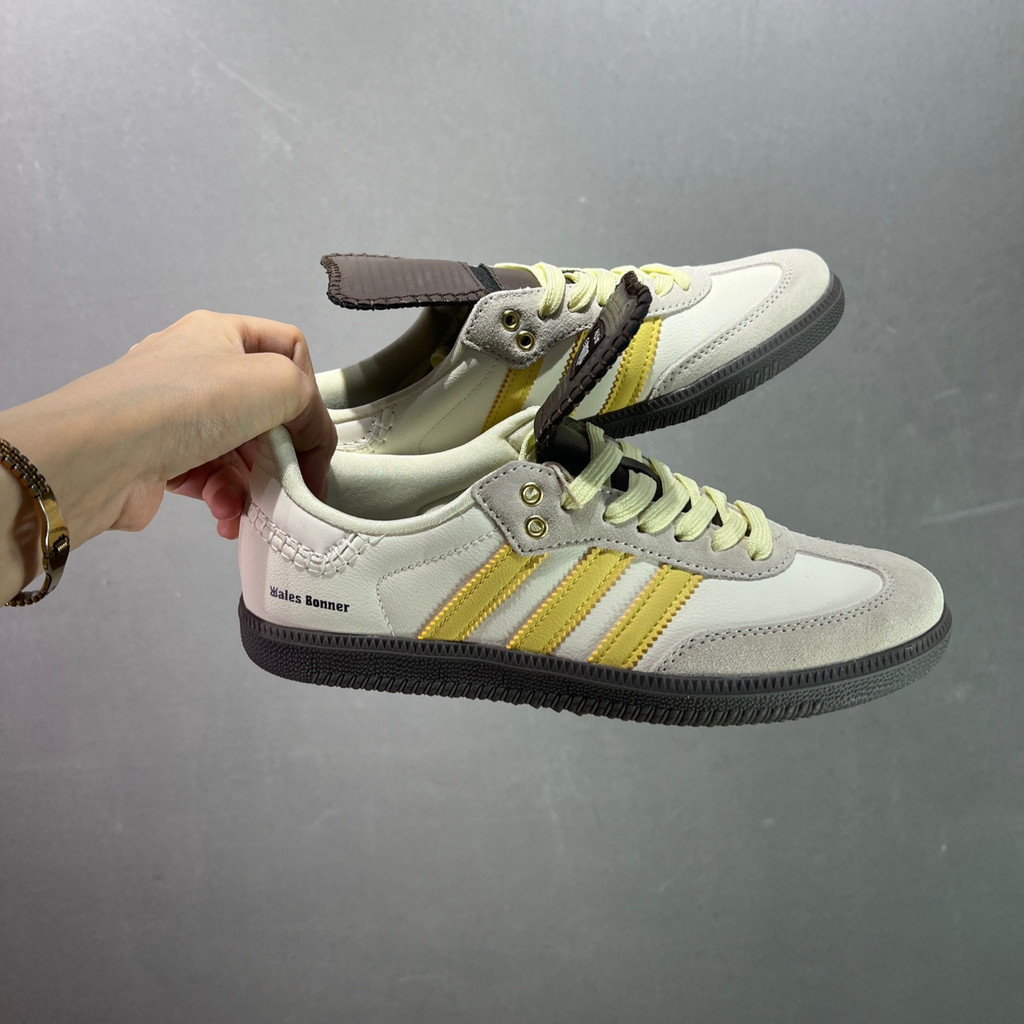 Adidas Originals Samba x Wales Bonner White Brown Super Soft Top Layer ...