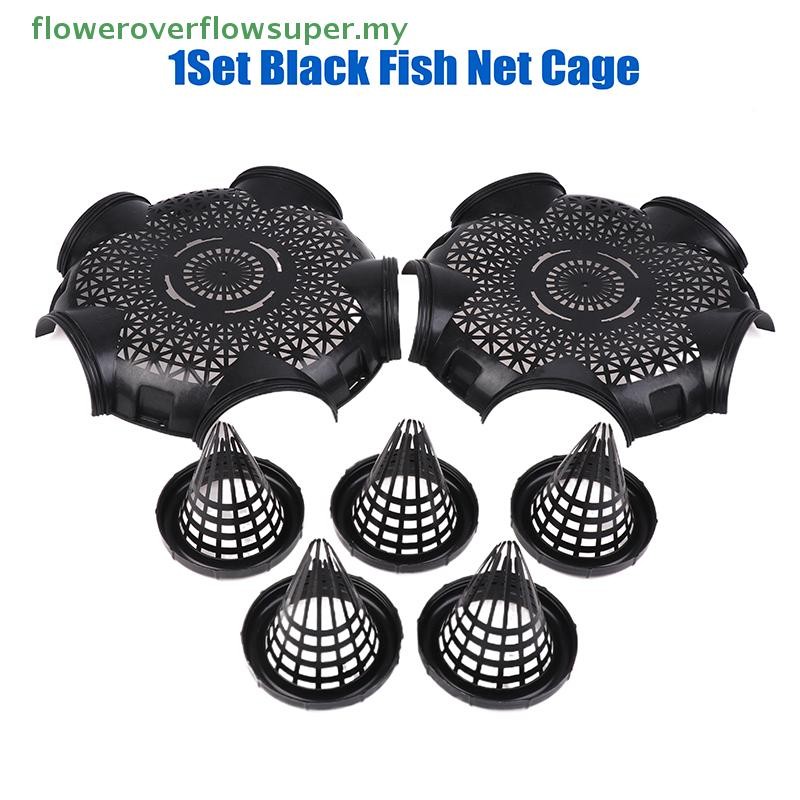 FSMY Portable 5 Hole Crab Pot EEL Cage Trap Fish Crab Trap With Dense ...
