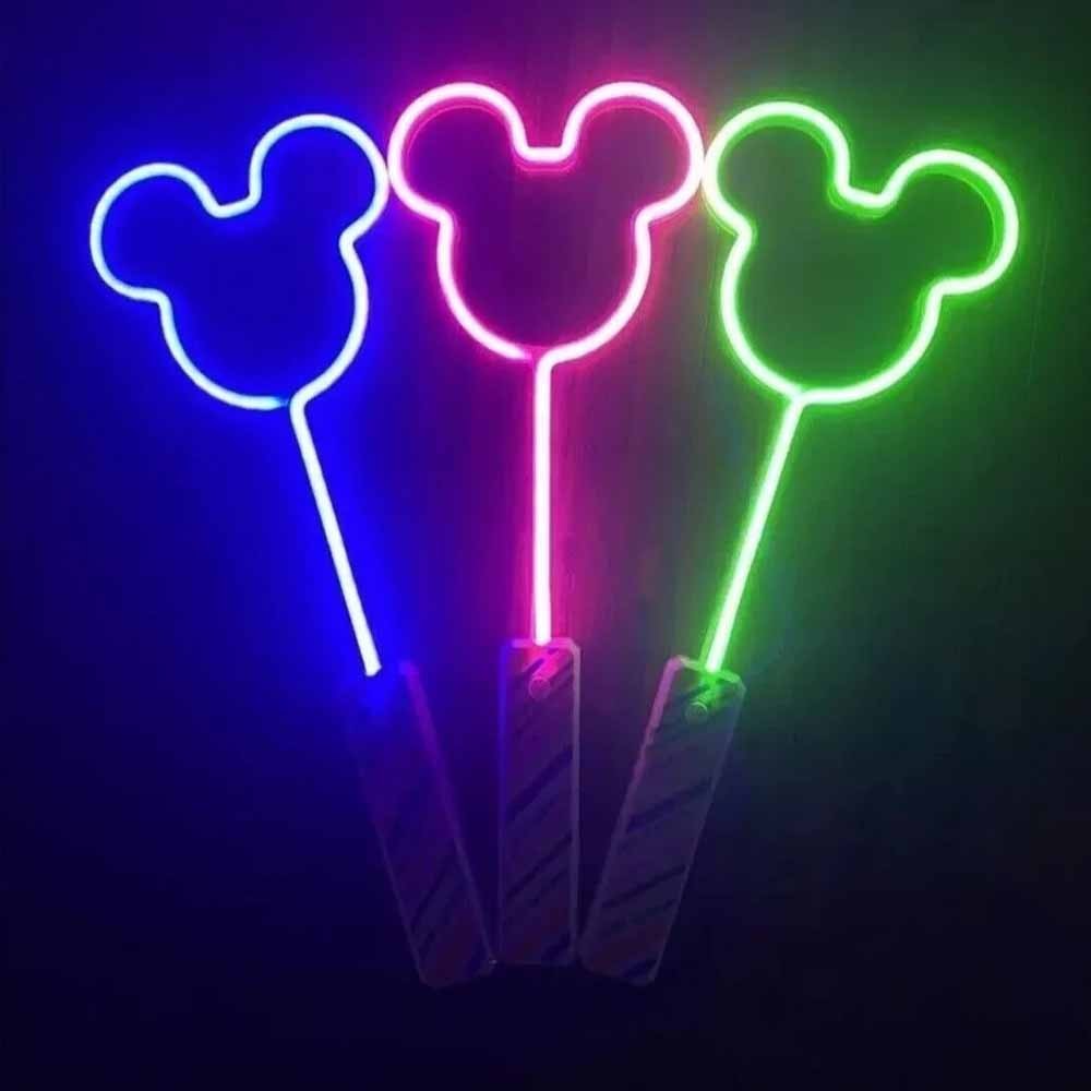 Mickey Mouse LED Light Stick / Party LED Light Stick / Glow Flashing ...