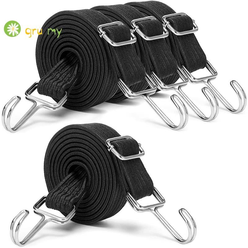 Adjustable Bungee Cords with Hooks Set,2M Heavy Duty Elasticity Straps ...