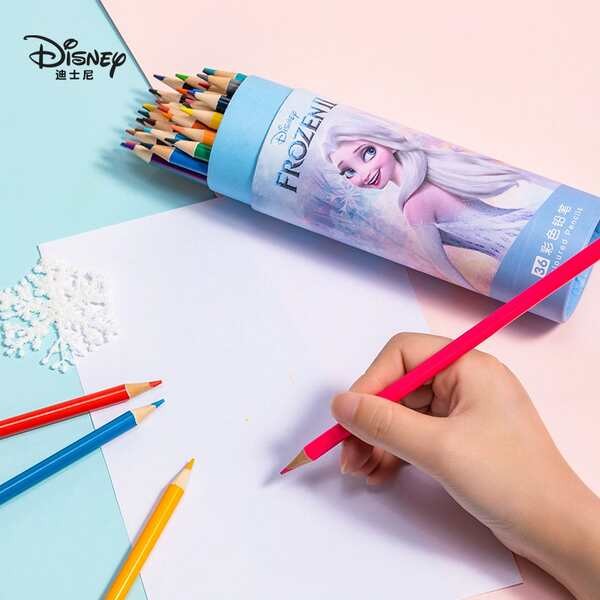 pensil warna colour pencil Disney Disney Oil-Based Color Lead Set 12 ...