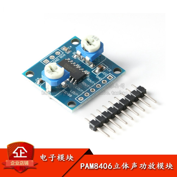 Pam8406 Digital Power Amplifier Board Stereo Noise 2X5W Class D Power ...