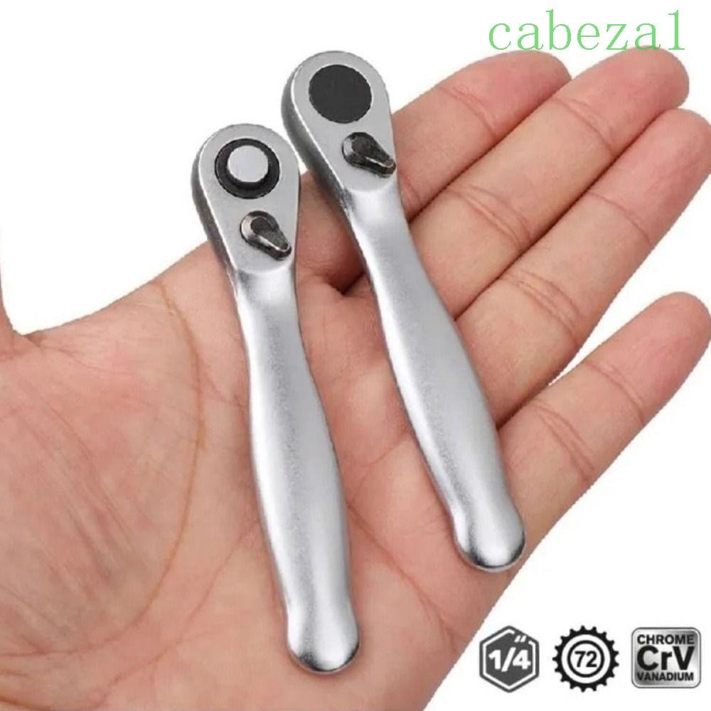 CABEZA Mini Ratchet Wrench, Square Drive Head 72 Teeth 1/4 Drive ...