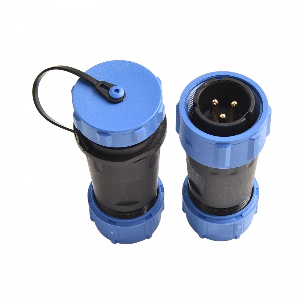 Cable Connector 30A AC 1500V Pair Panel Plug Socket Waterproof High ...