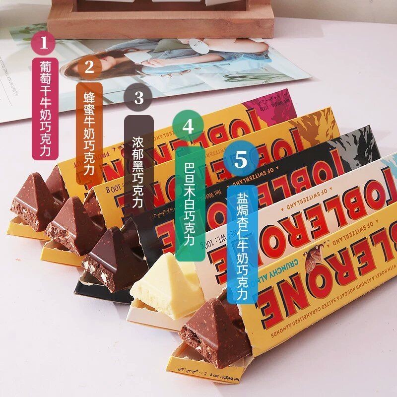 Toblerone Original Imported Swiss Triangle Dark Chocolate Milk White ...