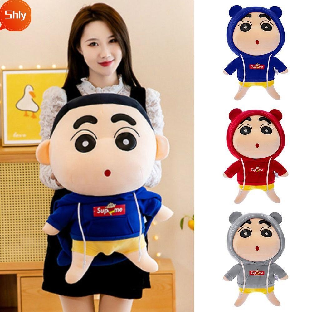 SHLY Anime Toy, Kawaii Cute Crayon Shin-chan Plush Toy, Cartoon Large ...