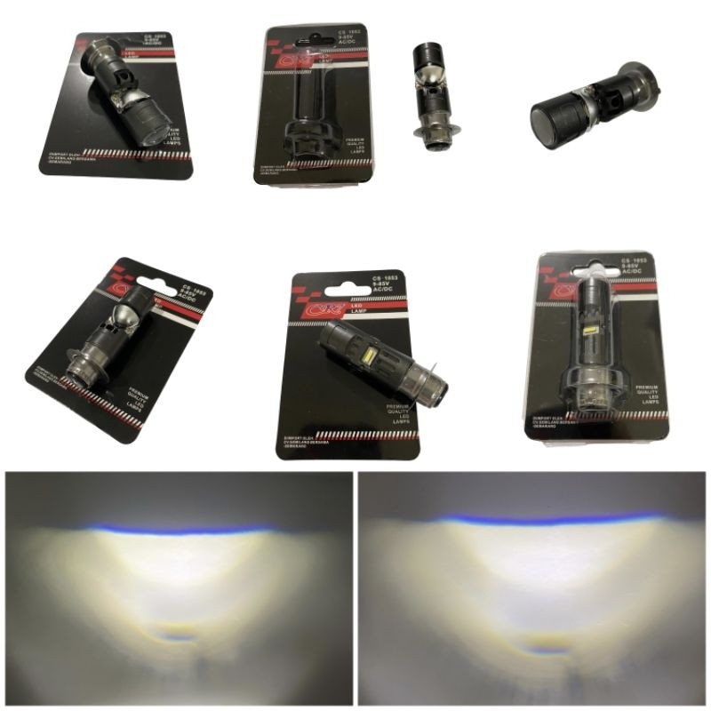 H6 CR7 Led Matic Duck Headlight PNP Lens H6 CSP Chip AC/DC | Shopee ...