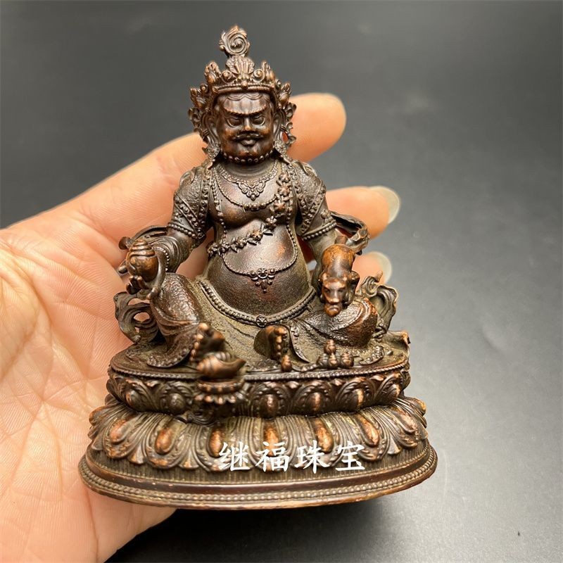 Nepal Yellow God of Wealth Tibetan Tantric Bodhisattva Buddha Hall ...