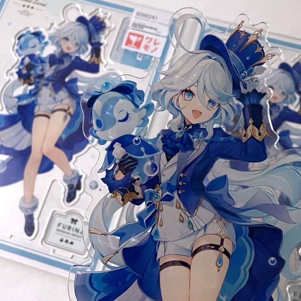 Creative Furina Stand Genshin Impact Game Anime Merch Acrylic Desktop ...