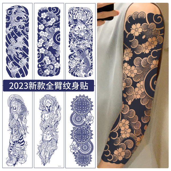 halloween sticker tattoo sticker waterproof temporary tattoo Semi ...