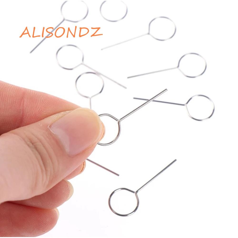 ALISONDZ Eject Pin 10pcs/pack Pin Ejecting Phone Use Tools Phone Key Tool Removal Card Pin ...