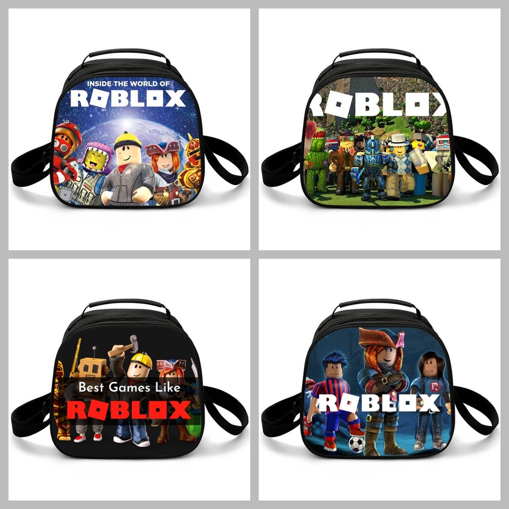 New Roblox Student campus lunch bag, outdoor picnic lunch box bag ...
