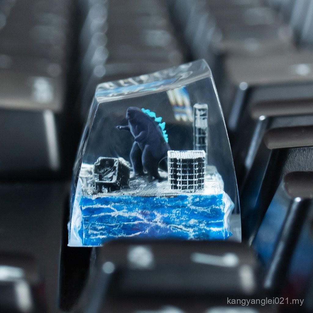 Keycap DIY Godzilla Resin Craftsman Keycap, Suitable for Cross Axis ...