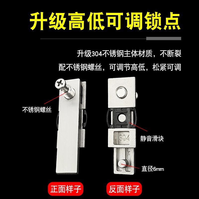 304 Stainless Steel t-Nail Broken Bridge Aluminum Door Window Connector ...