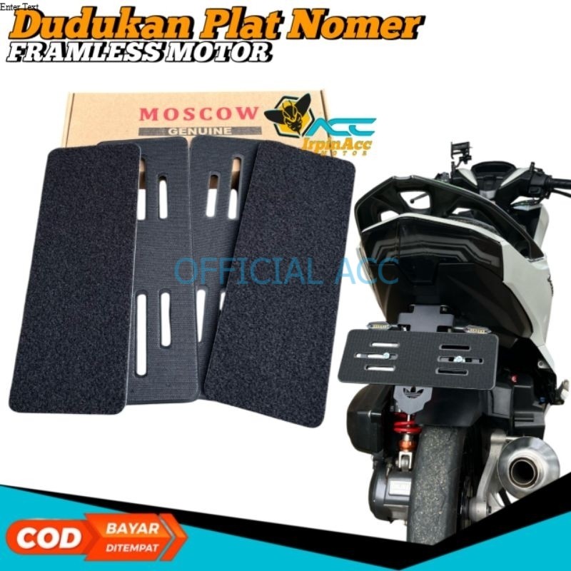 Framless Number Plate Holder Nmax neo Nmax Old Nmax New Scoopy Beat ...