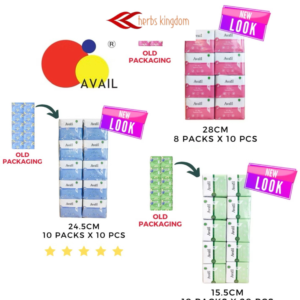 100% ORIGINAL*AVAIL FC BIO SANITARY PADS - PANTYLINER / DAY USE / NIGHT ...