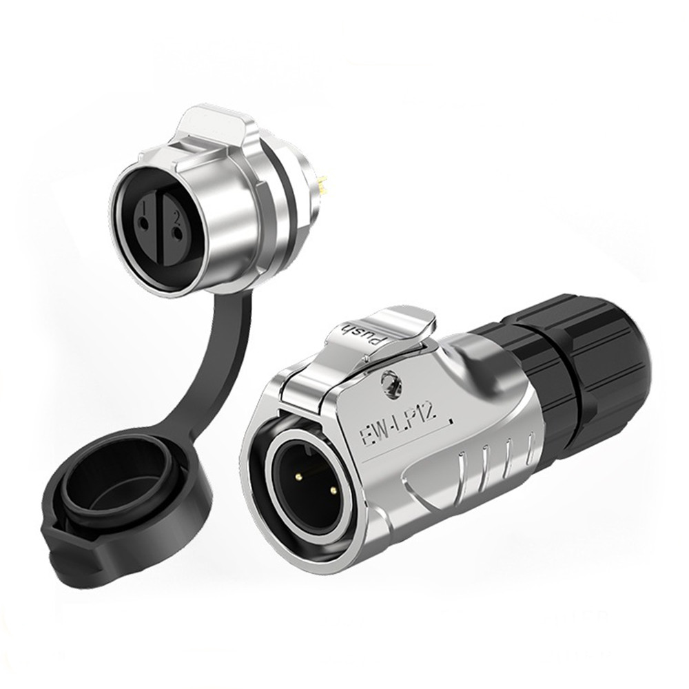 LP12 Waterproof IP68 Circular Plug Socket Automotive Soldering ...